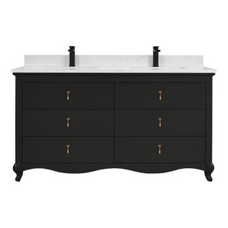 Legion Furniture WS2512 Series Bathroom Sink Vanity, 60" - Traditional - Bathroom Vanities And ...
