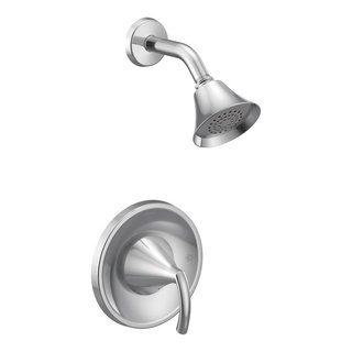 Moen Glyde Chrome Posi-Temp Shower Only - Transitional - Showerheads ...