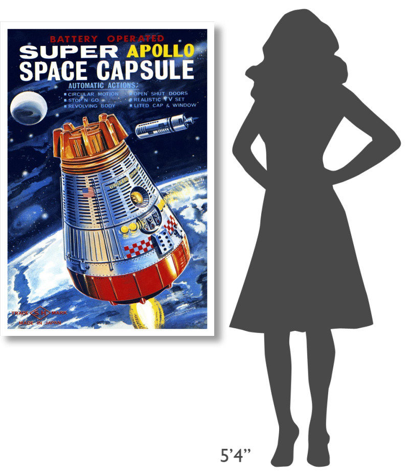 "Battery Operated Super Apollo Space Capsule" Print by Retrorocket, 17 ...