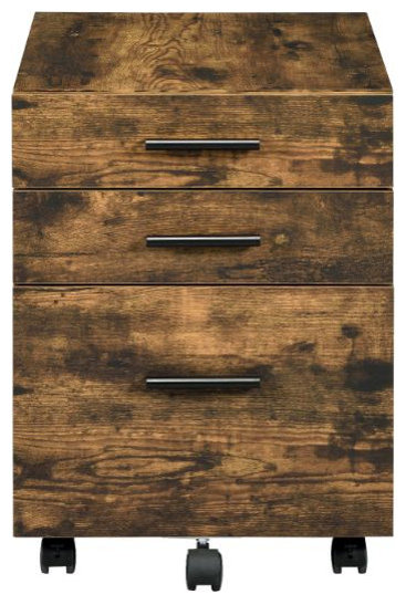 Acme Abner File Cabinet Weathered Oak - Rustic - Filing Cabinets - by ...