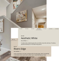 paint colors with rivers edge