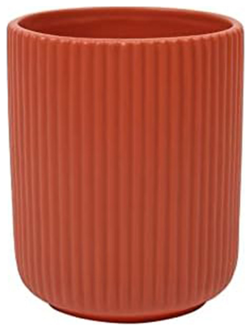 Truu Design Red Ceramic Planter Vase - Contemporary - Indoor Pots And ...