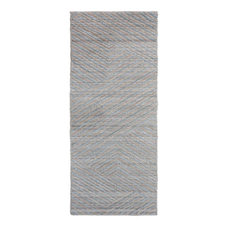 Hand Woven Overtufted Kilim Polypropylene Area Rug Contemporary Light ...