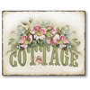 Vintage-Style Rose Cottage Sign - Contemporary - Wall Accents - by ...