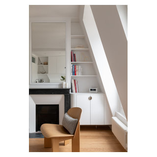 Sous les toits, 32m2 a Paris - Modern - Living Room - Paris - by Ameo ...