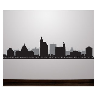 Jackson Mississippi Skyline Vinyl Wall Decal or Car Sticker SS090EY, 15 ...