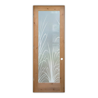 Interior Prehung Door or Interior Slab Door - Wispy Reeds - Primed - 28 ...