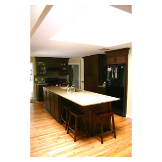 Amazing before and after remodel of a kitchen in Rumford,RI ...