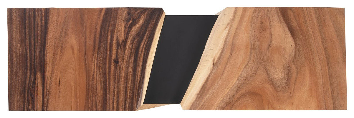 River Console Table, Double Sided, 48x14x32" - Rustic - Console Tables ...