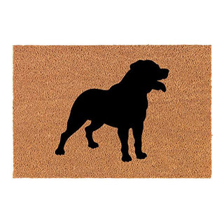 Coir Doormat Rottweiler (24" x 16" Small) - Contemporary - Doormats ...