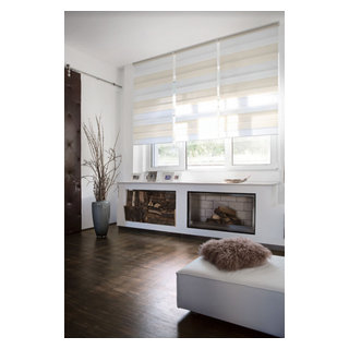 Double Roller Shade: Special Three Color Stripes - New York - by ...