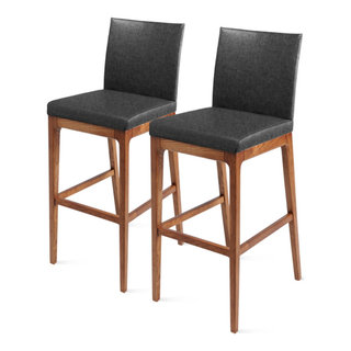 Devon Fabric Counter Stool,Set of 2 - Night Shade - Contemporary - Bar Stools And Counter Stools ...