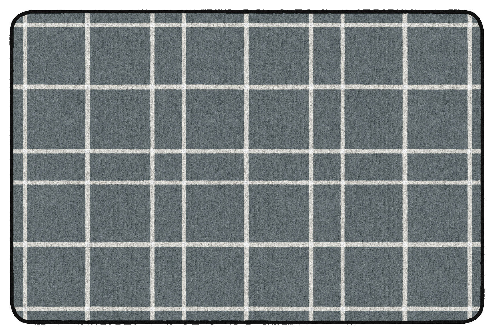 Flagship Carpets FA1818-22FS Gray Check, 4'x6' - Contemporary - Kids ...