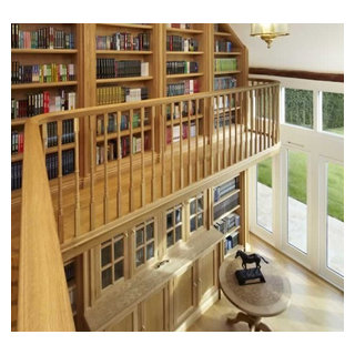 Horley - Bespoke Library - Traditional - Oxfordshire - by Heaven ...