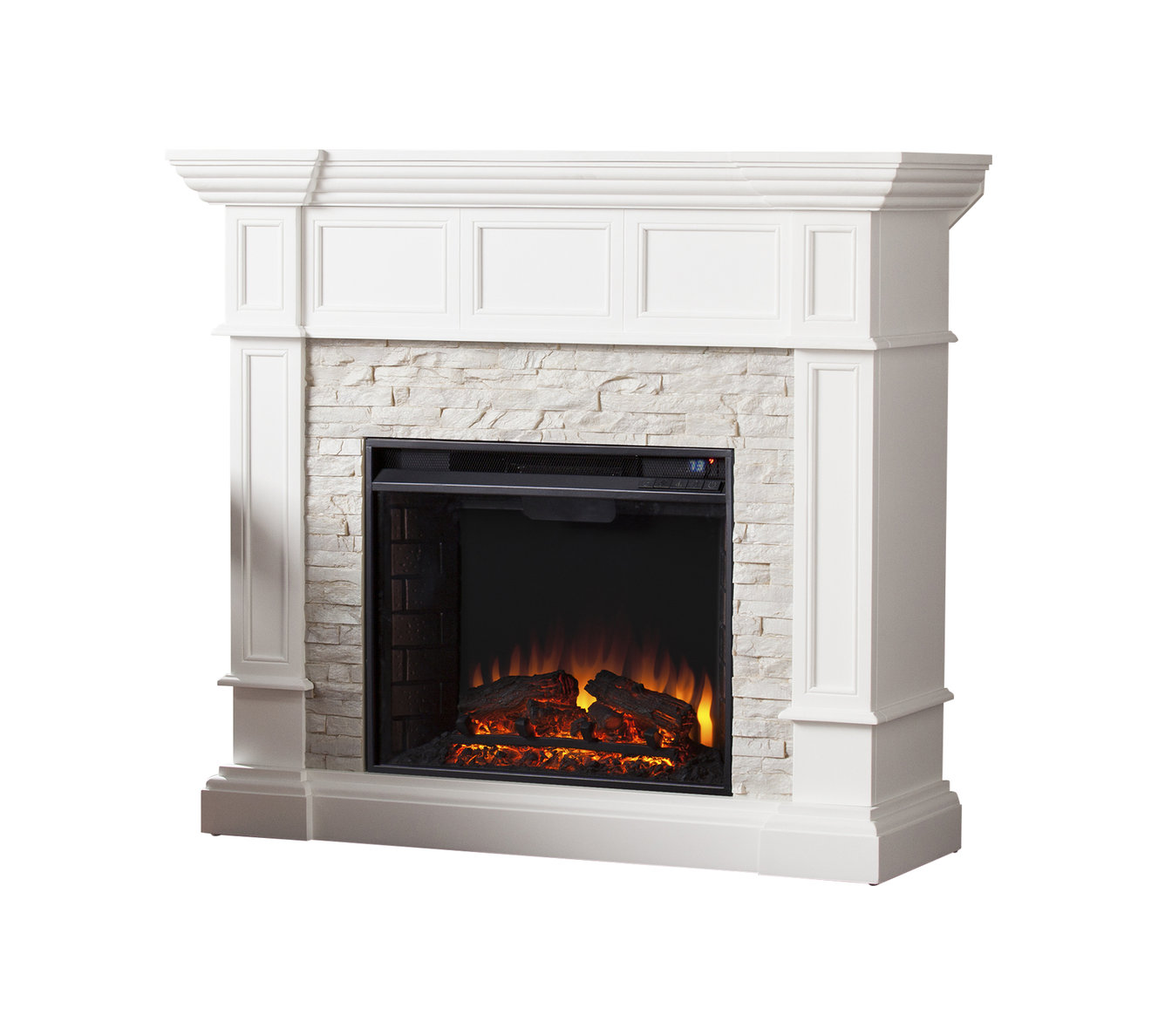 Xerick Corner Convertible Electric Fireplace - Traditional - Indoor ...