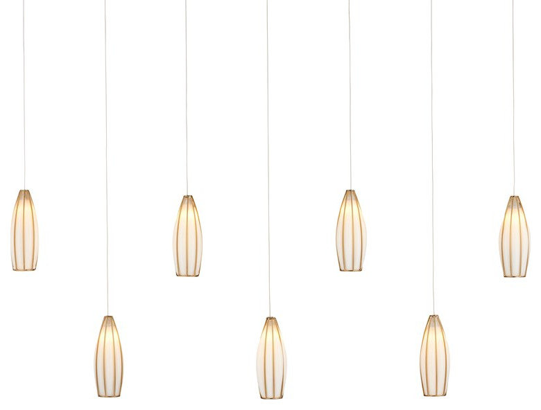 Parish 7-Light Rectangular Multi-Drop Pendant - Transitional - Pendant ...