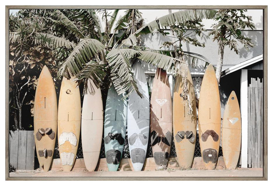 Surfs Up Wall Decor - Tropical - Prints And Posters - by Bison Commerce ...