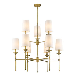 9 Light Chandelier In Transitional Style-38.75 Inches Tall and 38 ...