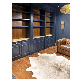 Backlit Built-in Bookcase - Transitional - Home Office - Toronto - by ...