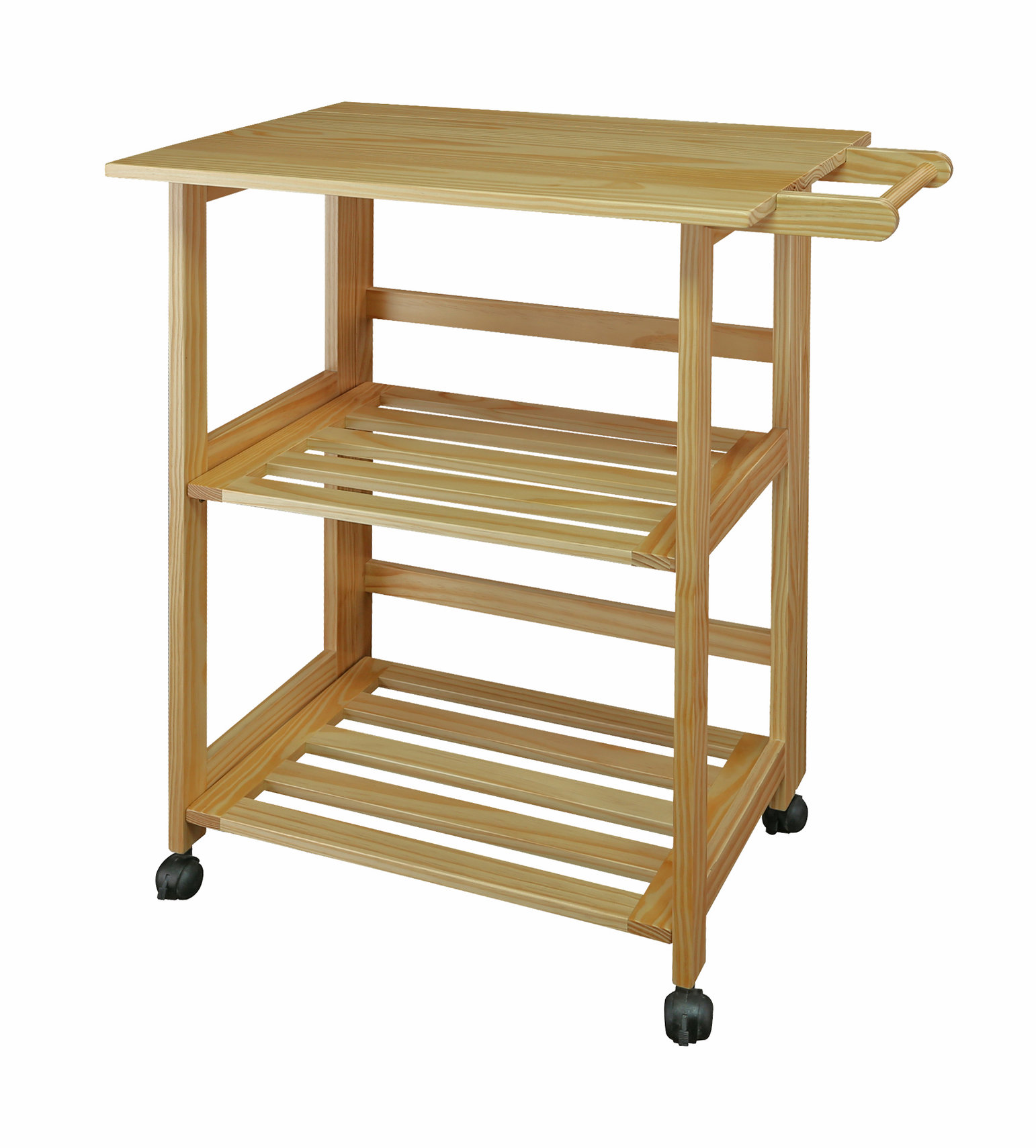 Trek Folding Kitchen Cart - Transitional - Kitchen Islands And Kitchen ...