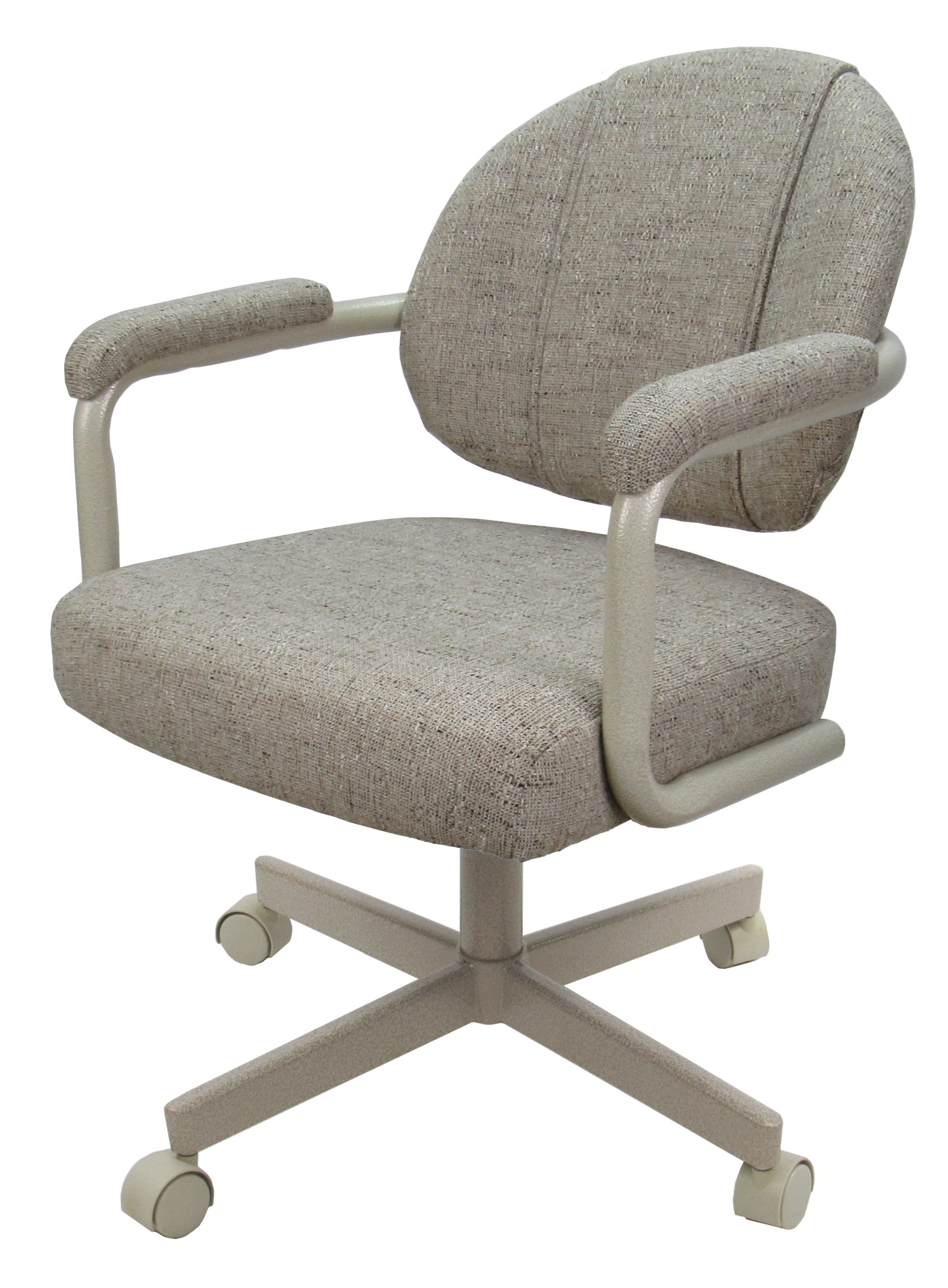 M-70 Caster Swivel Tilt Kitchen Chair with Wheels - Transitional ...