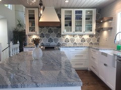 Two different backsplashes? | Houzz Forum