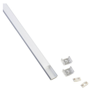 6 Pack, U Channel With Diffuse Cover for LED Strip Fit Up To 13mm ...