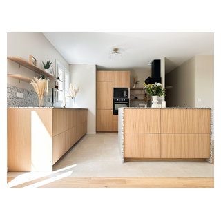 Projet Léo - Modern - Kitchen - Other - by Charlene Gendet | Houzz