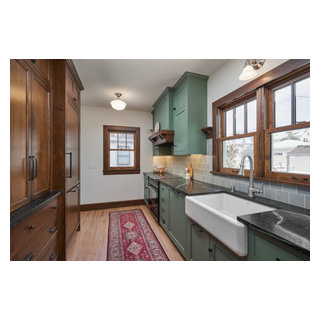 Oak & Green Kitchen - Transitional - Kitchen - Minneapolis - by ...