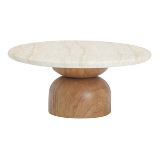 Cynthia Concrete Indoor/Outdoor Table, Coffee Table - Modern - Outdoor ...