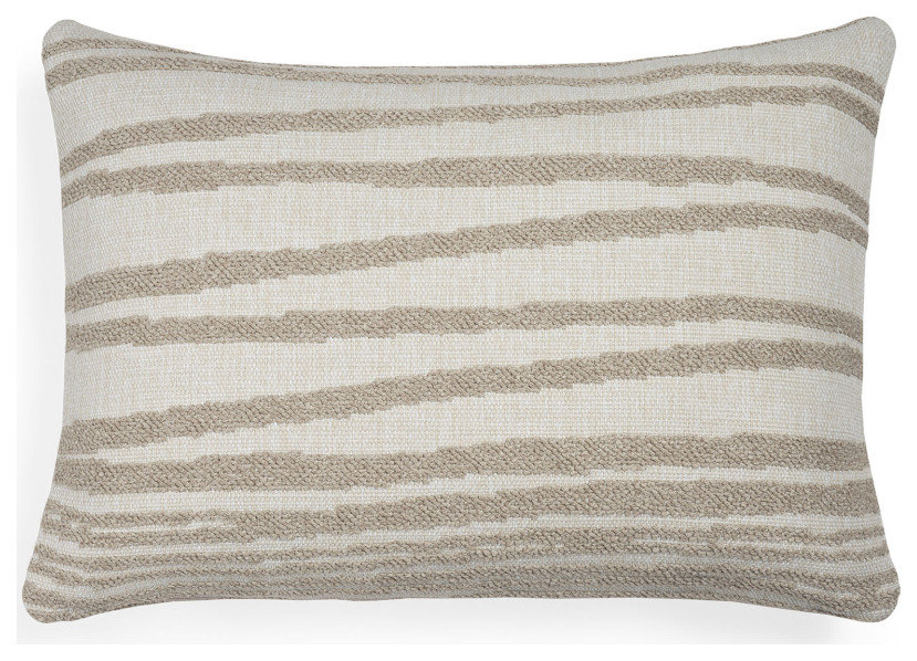 Printed Outdoor Cushions (2) | OROA White - Transitional - Outdoor ...