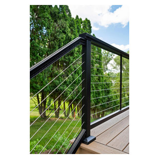 Azek Reserve Collection Antique Leather & Feeney Cable Railing ...