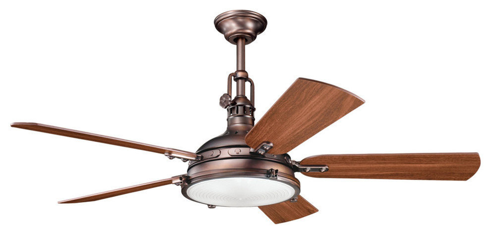 Kichler Lighting Hatteras Bay, 56" Porthole Fan - Traditional - Ceiling ...