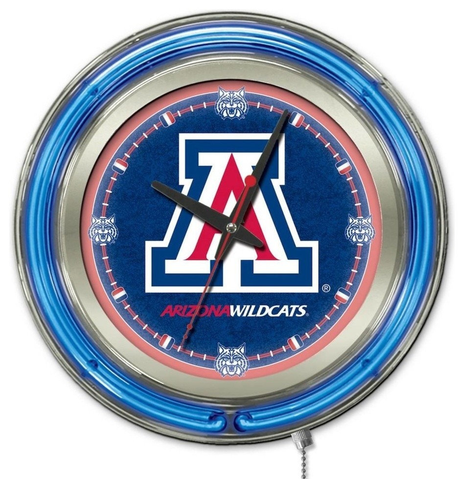 Arizona Neon Clock - Contemporary - Wall Clocks - by Holland Bar Stool ...