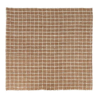 Windowpane Chenille Are Rug by Kosas Home, 8x8 - Beach Style - Area ...