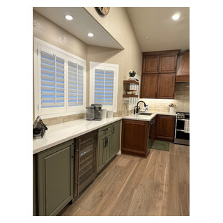 Kitchen Remodel ft. Tri Color Cabinets - Kitchen - Phoenix - by Todd ...