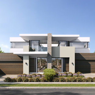75 Beautiful Modern Duplex Exterior Pictures & Ideas | Houzz