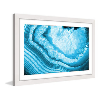 "Snow Ridges" Framed Art Print, 30"x20" - Contemporary - Prints And ...