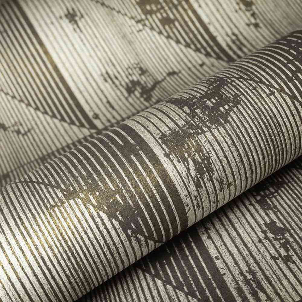 Textured Wallpaper Geometric, 65277, Sample - Contemporary - Wallpaper ...