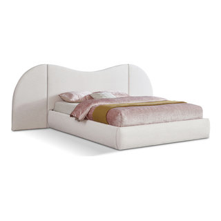 Everest Upholstered Bed, King - Transitional - Platform Beds - by ...