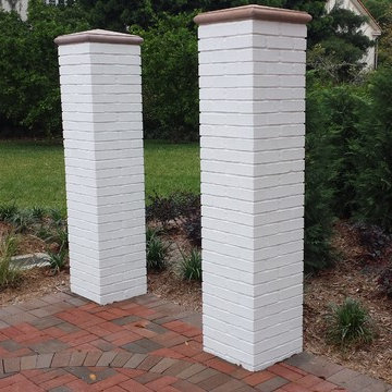 Precast Concrete Column Caps - Photos & Ideas | Houzz
