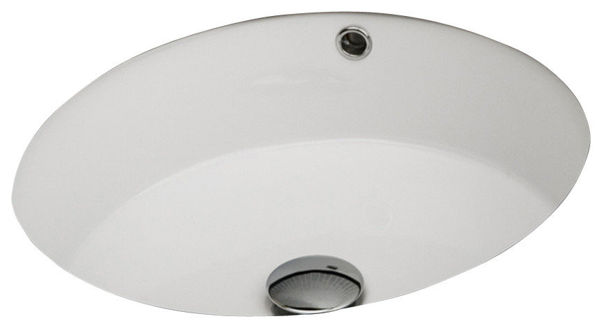 Lacava Twin Set Collection Under-counter Porcelain Lavatory, White ...