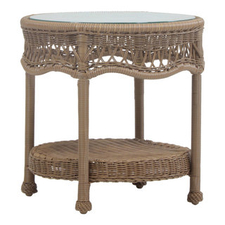 Riviera End Table - Tropical - Outdoor Side Tables - by South Sea ...