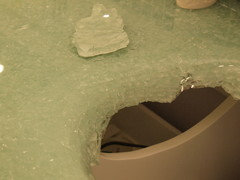 Main Bathroom, glass vessel sink EXPLODED