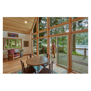 wood's cabin - Rustic - Exterior - Seattle - by OTO Design | Houzz