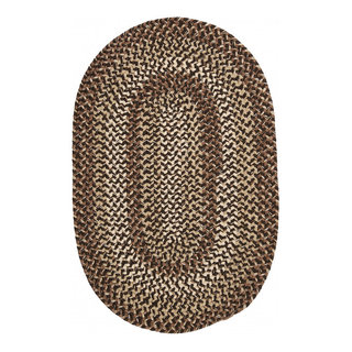 Braxton - Neutral 8x11, Oval, Braided - Farmhouse - Outdoor Rugs - by ...