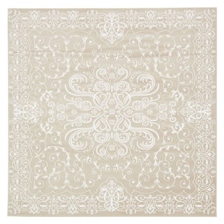 Traditional Keystone Area Rug, 8' Square - Traditional - Area Rugs - by ...
