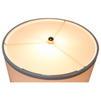 13.5" Round Diffuser Translucent frosted White (will Soften Light from Drum Lamp - Transitional ...