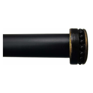 Beaded Cap Curtain Rod, 48"-84" - Traditional - Curtain Rods - by ...