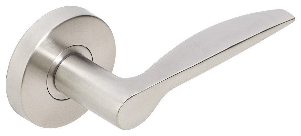 Toronto Lever, Half Passage, Backset, Left Hand, Satin Stainless Steel ...
